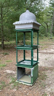 Antique Art Deco 4 way beacon Traffic Signal Light Crouse-Hinds Eagle ...