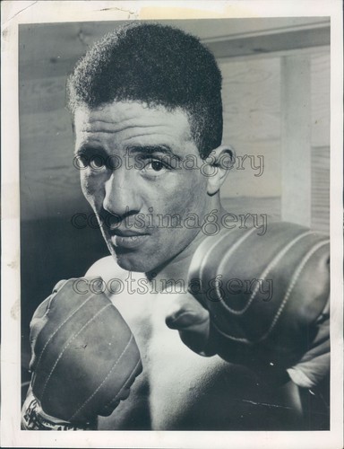 1966 Press Photo Boxer Randy Turpin 1960s | eBay