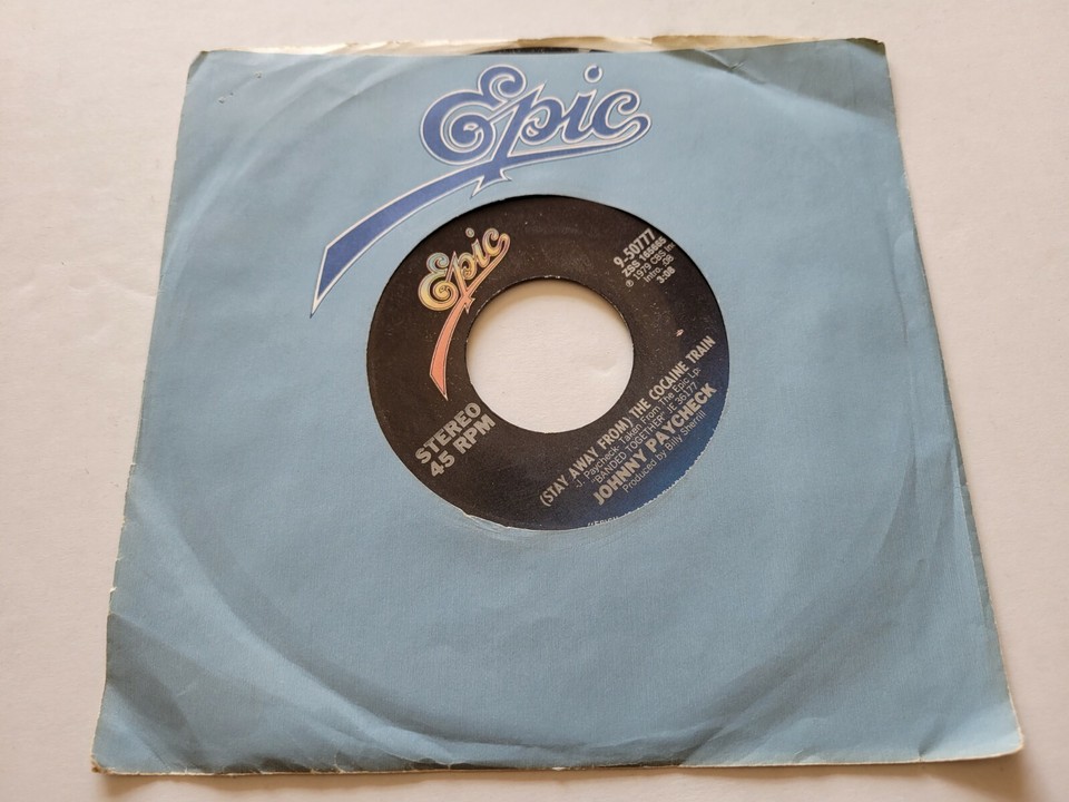 JOHNNY PAYCHECK - Billy Bardo / (Stay Away From) The Cocaine Train 1979 ...