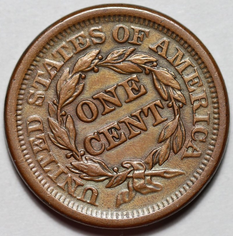1851 Braided Hair Liberty Head Large Cent - US 1c Copper Coin | eBay