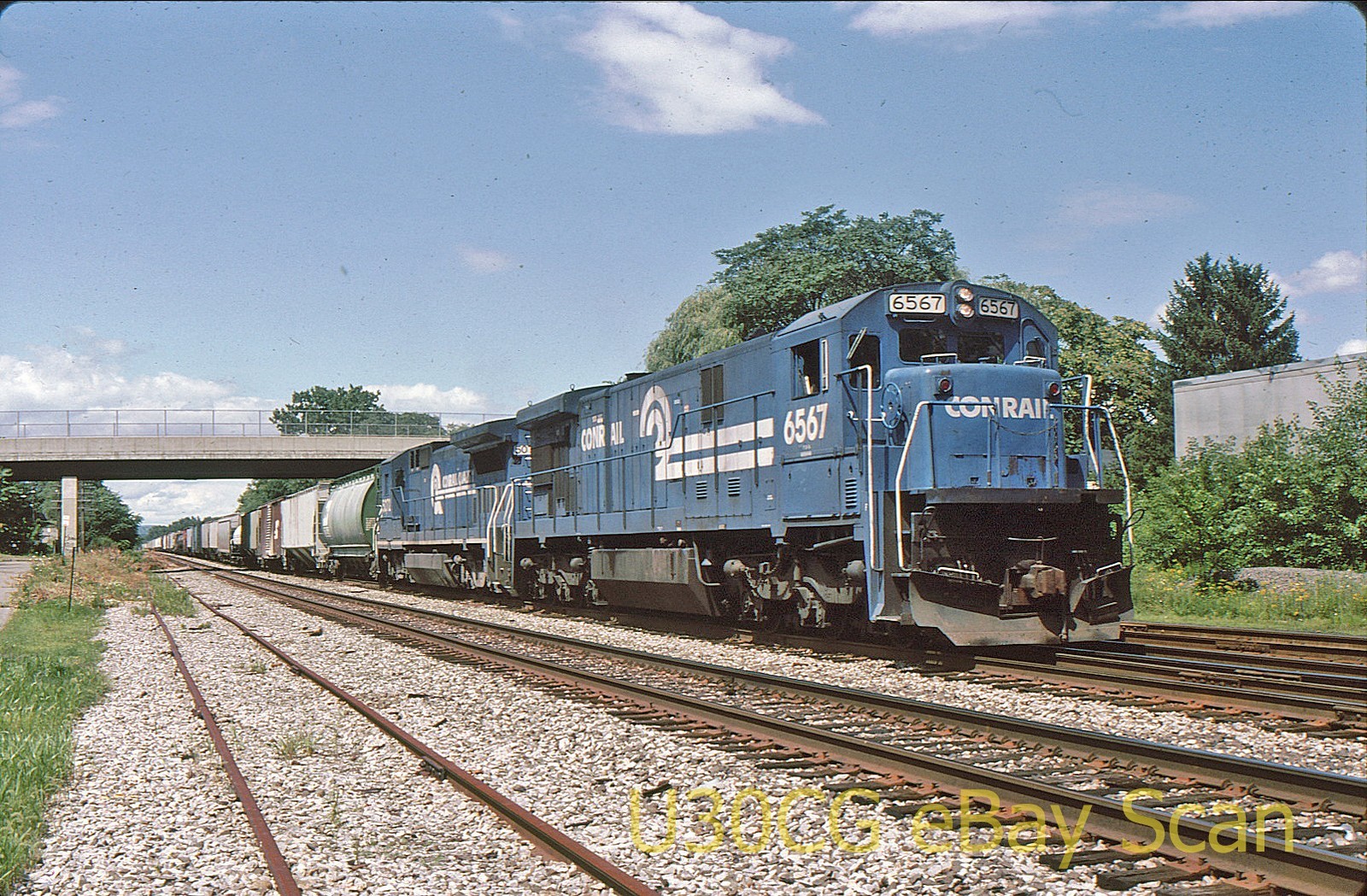 L Original Slide - CR Conrail C30-7A 6567 Elmira NY 1996 | eBay