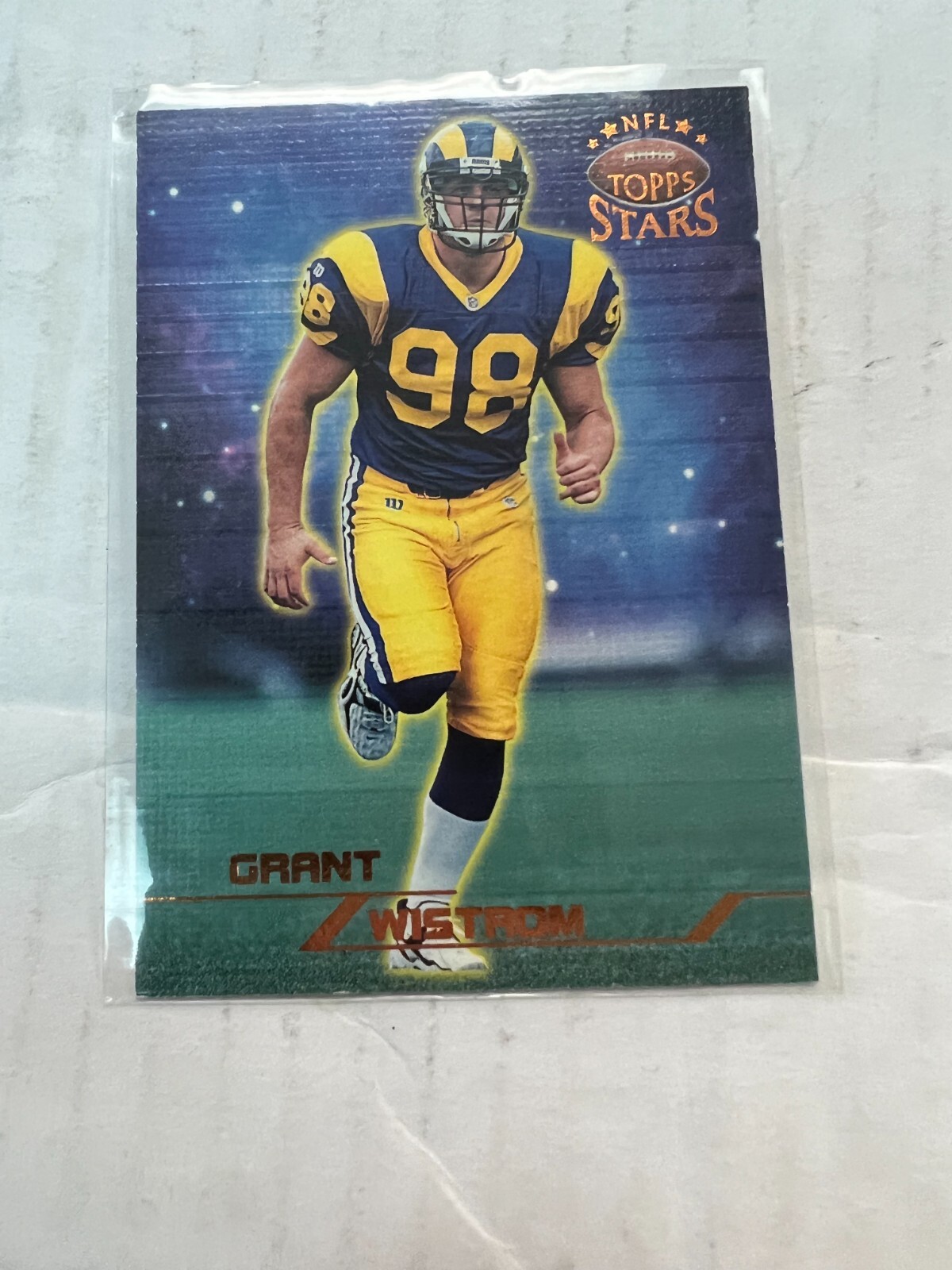 Grant Wistrom 1998 Stars Rookie Card #71 Serial #0350/8799 | eBay