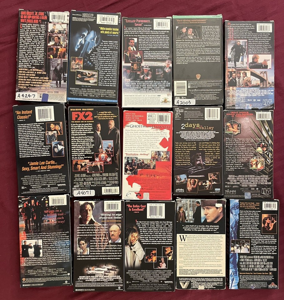 34 vhs movie video lot used (C) | eBay