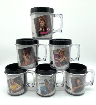 Matco Tools Classics Pinup Girls Complete Set of 6 Plastic Mugs With ...
