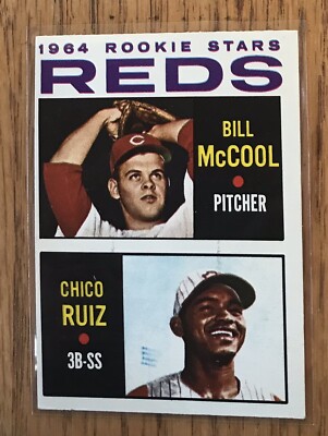 1964 Topps Baseball #356 Reds Rookie (Bill McCool Chico Ruiz ...