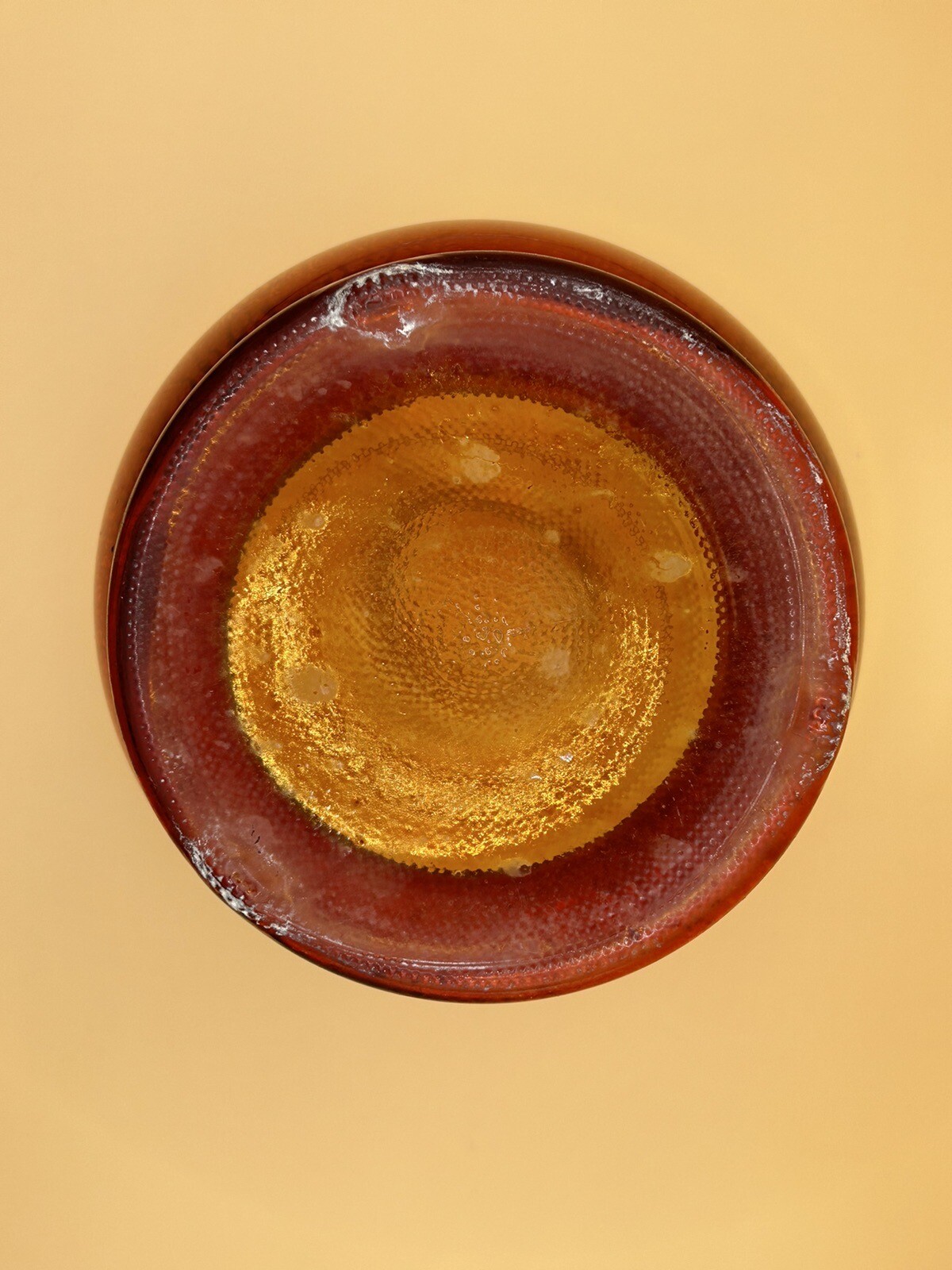 Vintage P & A Risdon Eagle Amberina Lamp Base Only Yellow Red Glass ...