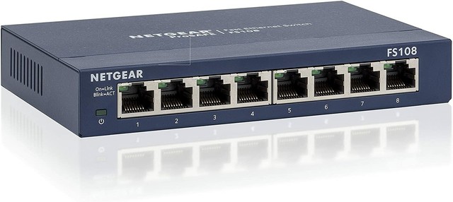 NETGEAR ProSafe (FS108) 8-Ports External Switch for sale online | eBay