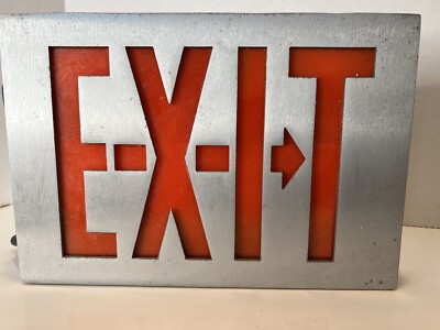 Exit Signs - Vintage Exit Sign