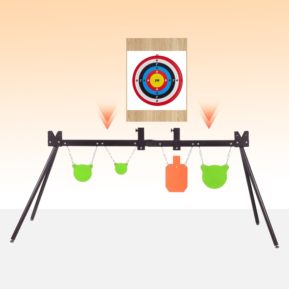 AR500 Steel Shooting Targets Stand System（Stand, Chains&4"6"8" Gong+7"x12" Tors） | eBay