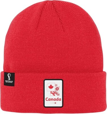 Outerstuff Men's Canada FIFA World Cup Country Core Rib Knit Beanie Hat ...