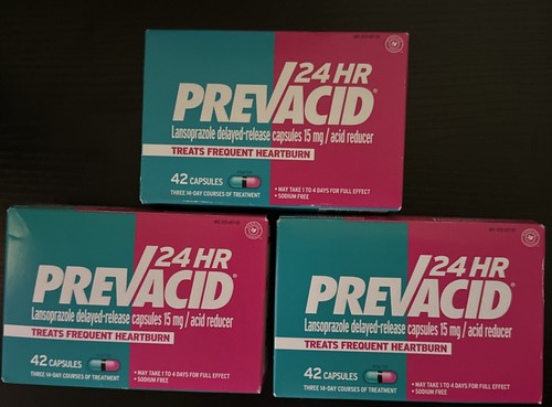 Prevacid 24HR Lansoprazole Delayed-Release Capsules 15 mg 42 Count Jan ...