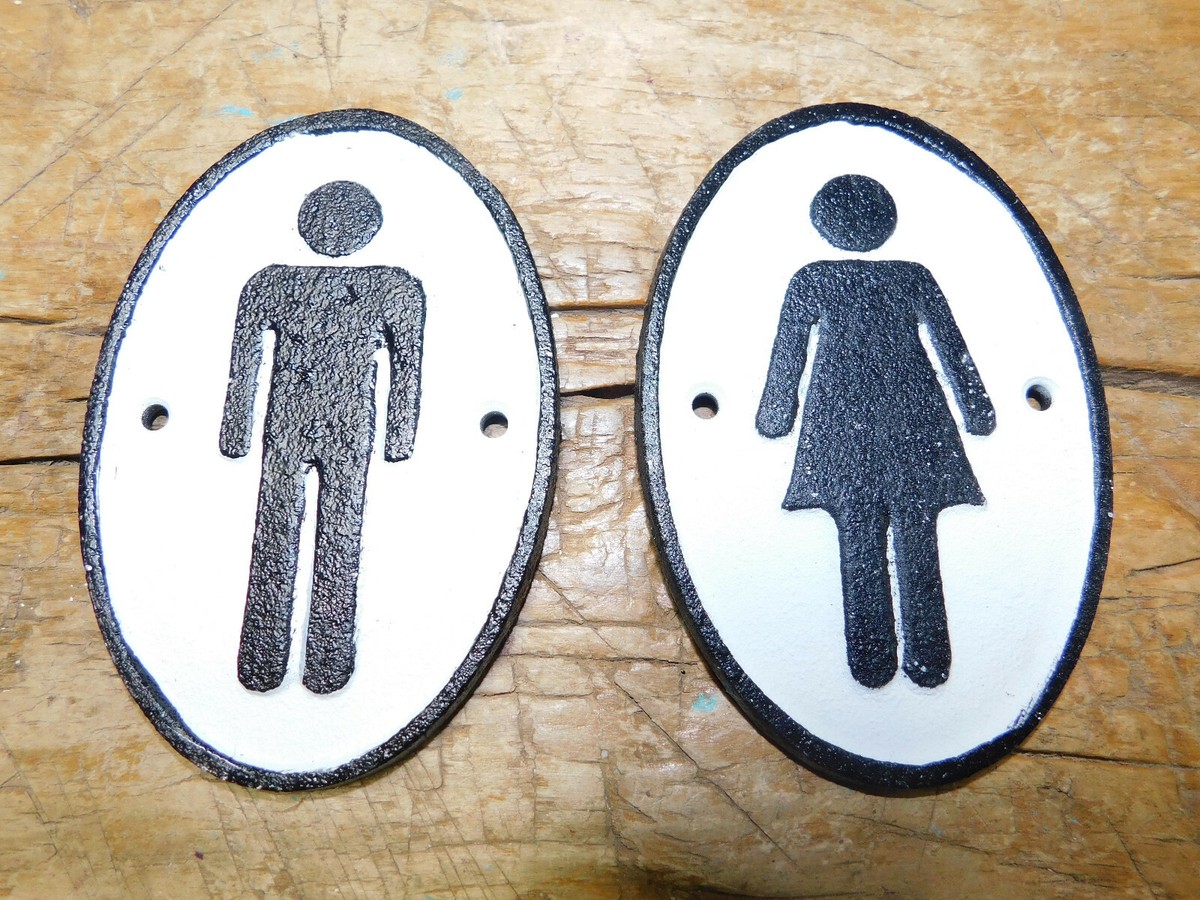 Figure Woman Restroom