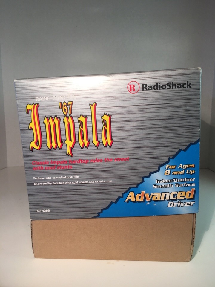 RARE RADIO SHACK 1967 CHEVROLET IMPALA REMOTE CONTROL 1:10 SCALE ...
