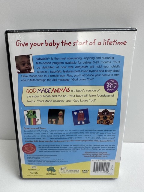 Baby Faith - God Made Animals (DVD, 2004) for sale online | eBay