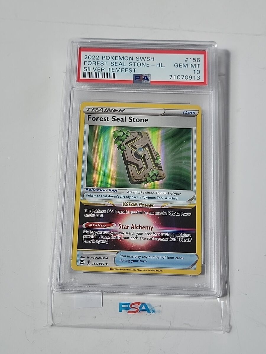 Pokémon Forest Seal Stone Silver Tempest 156/195 Holo Holo Pokémon Forest Seal Stone Silver Tempest 156/195 Holo Holo