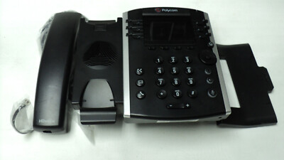 Polycom VVX410 VoIP IP Phone & Stand Warranty Reset VVX 2201-46162-001 ...