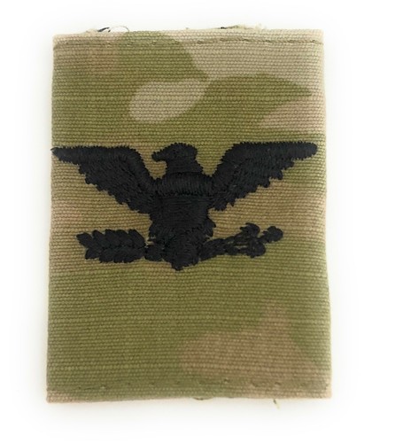 US Army OCP Gortex Rank Loop - O6 Colonel | eBay