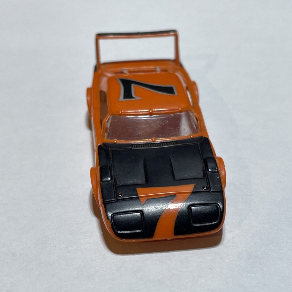 VINTAGE AURORA AFX #1753 ORANGE DODGE DAYTONA CHARGER HO SLOT CAR BODY ...