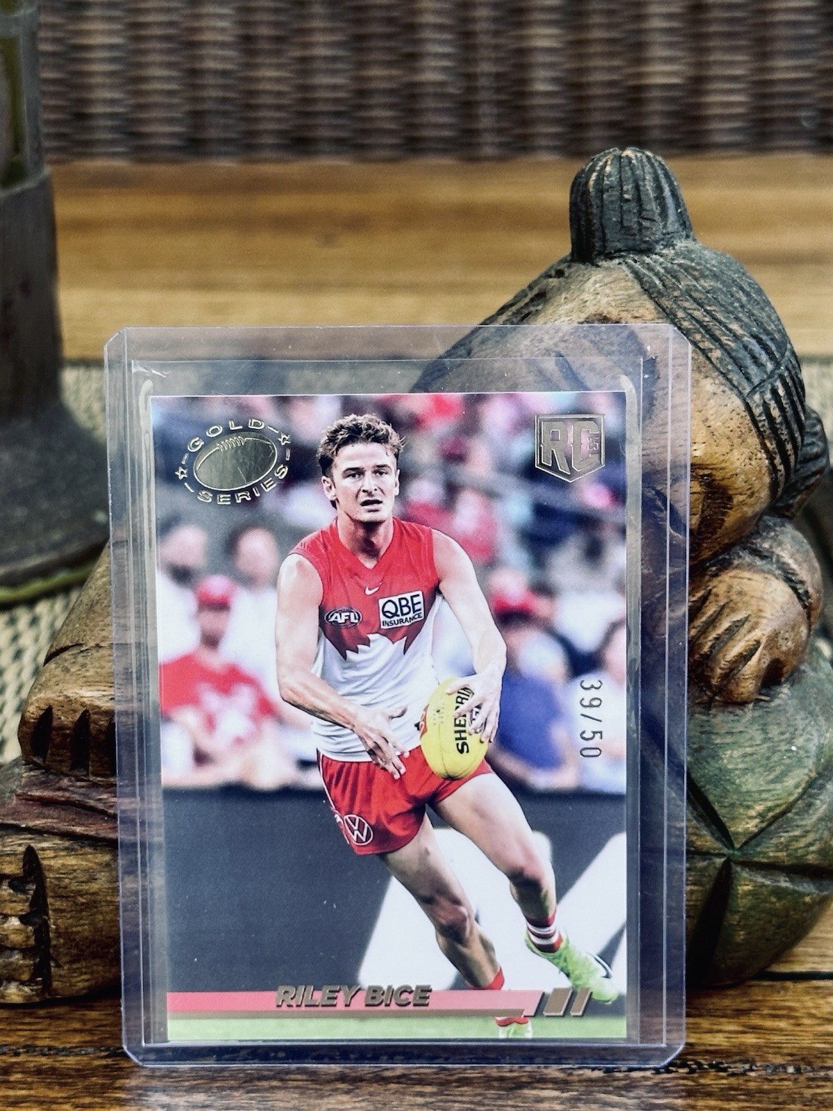 🔥2025 AFL Select Eminence Gold Cards 1994 Riley Bice RC Sydney Swans 39 ...