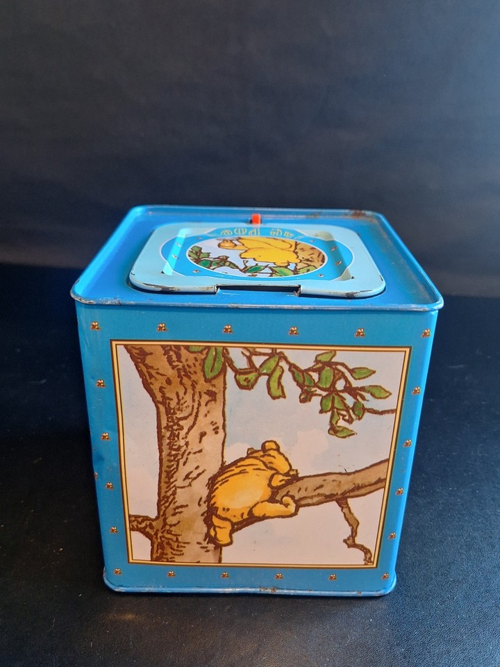 Winnie the Pooh "Jack in the Box" Disney Schylling "Tin" Metal Box ...
