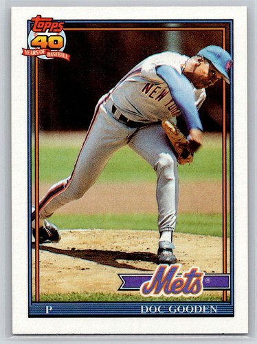 Doc Gooden 1991 Topps #330 New York Mets | eBay