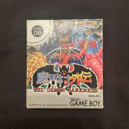 Game Boy Console CAPCOM Makaimura Gaiden The Demon Darkness Japan DMG ...
