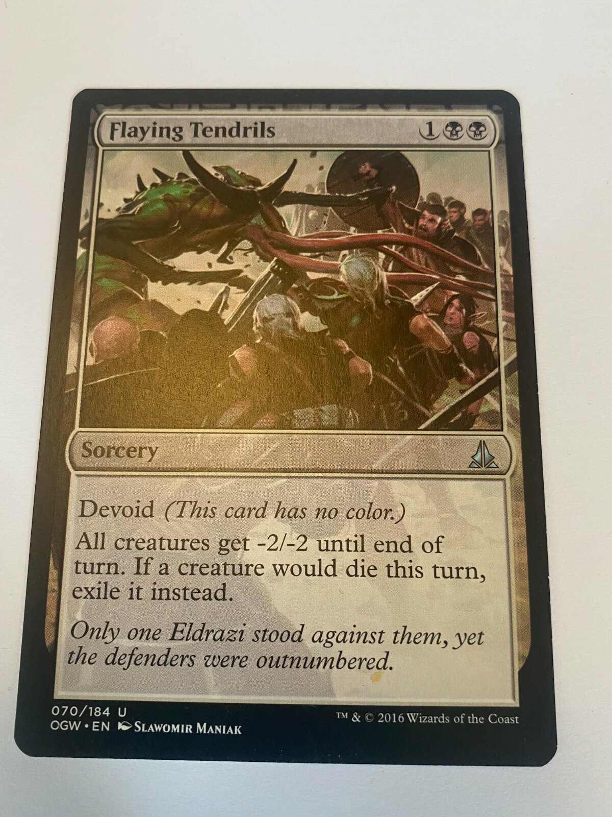 Flaying Tendrils - Magic the Gathering MTG Oath of the Gatewatch Single ...