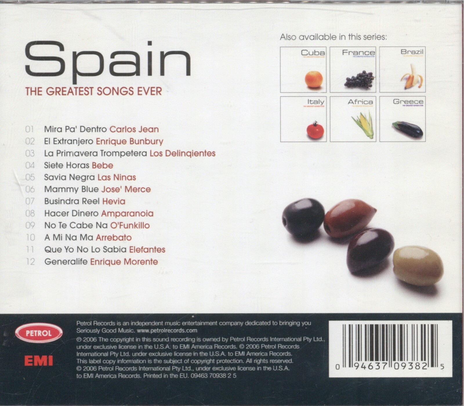 Spain - The Greatest Songs Ever CD | eBay