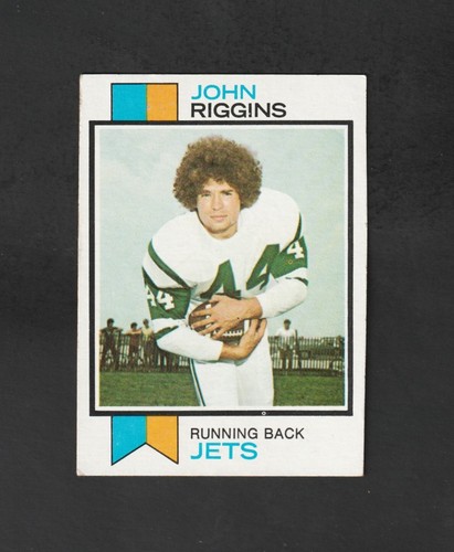 1973 Topps John Riggins #313 ~ NY Jets Redskins HOF ~~ 2nd Yr Centered ...