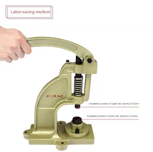 Metal Manual Grommet Machine Hand Press Abrasive Tools Eyelets Spot ...