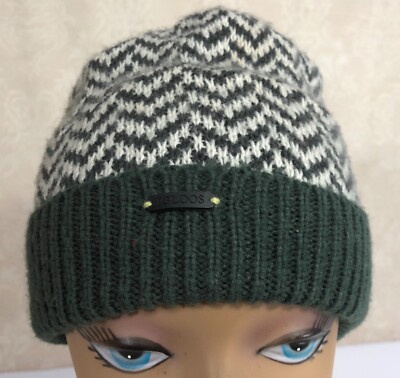 Igloos Green Knit Stocking Winter Ski Hat Cap | eBay