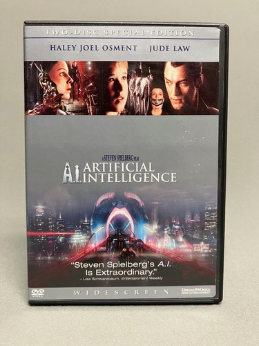 A.I. ARTIFICIAL INTELLIGENCE (DVD, 2002) Widescreen Two-Disc Special ...