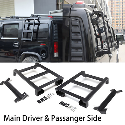 Back Rear Roof Ladder Tailgate Driver Passanger Side Ladder for Hummer ...