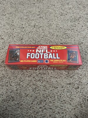 1990 Score NFL Football Collector Set Complete Series 1 and 2 Factory ...