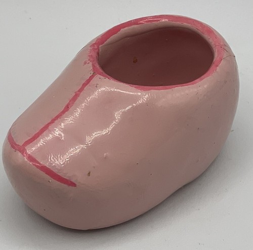 Vintage Ceramic Dutch Clog Pink Shoe Cute Small | eBay