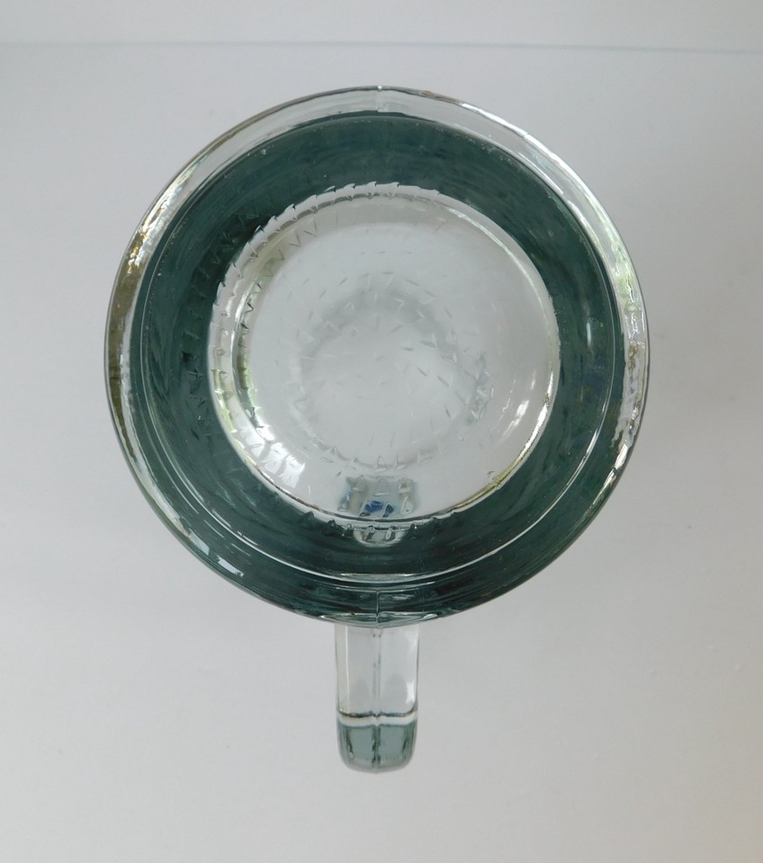 Vintage Heavy Glass Omega Psi Phi Fraternity Pitcher, Glass Beer ...