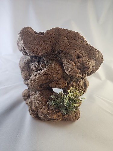 Reptile Rock Hide Cave, Aquarium Habitat Decor Rock Fish Tank 5 Inches ...