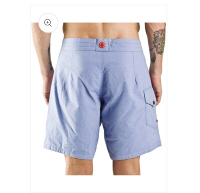 Nineplus board shorts chambray blue men's sz S | eBay