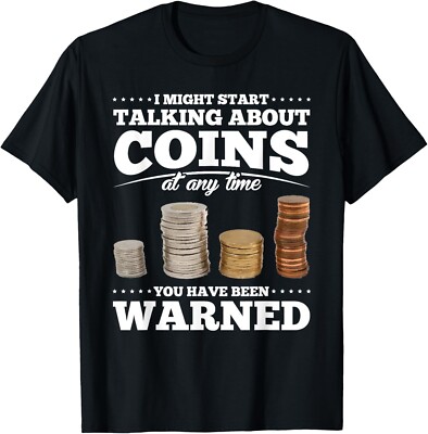 Coin Collecting Gift Funny Coin Collector Tee Gift Unisex T-Shirt | eBay