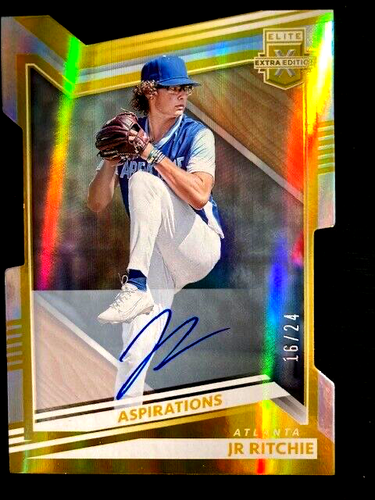 2022 PANINI ELITE EXTRA EDITION JR RITCHIE GOLD DIE CUT AUTO /24 | eBay