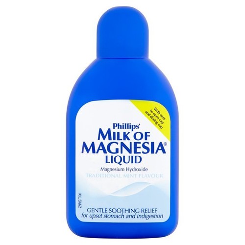 PHILLIPS MILK OF MAGNESIA LIQUID TRADITIONAL MINT FLAVOUR - 200ML | eBay
