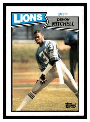 1987 Topps #327 Devon Mitchell | eBay