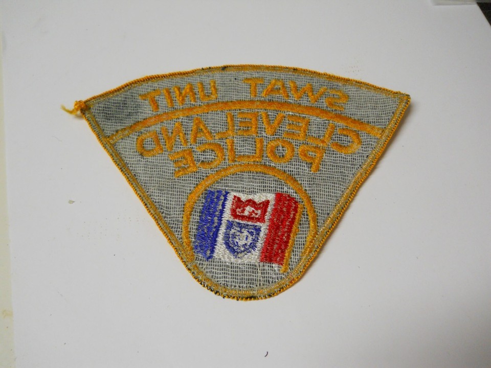 Cleveland Police Swat Unit Embroidered Patch Collectible Cosplay ...