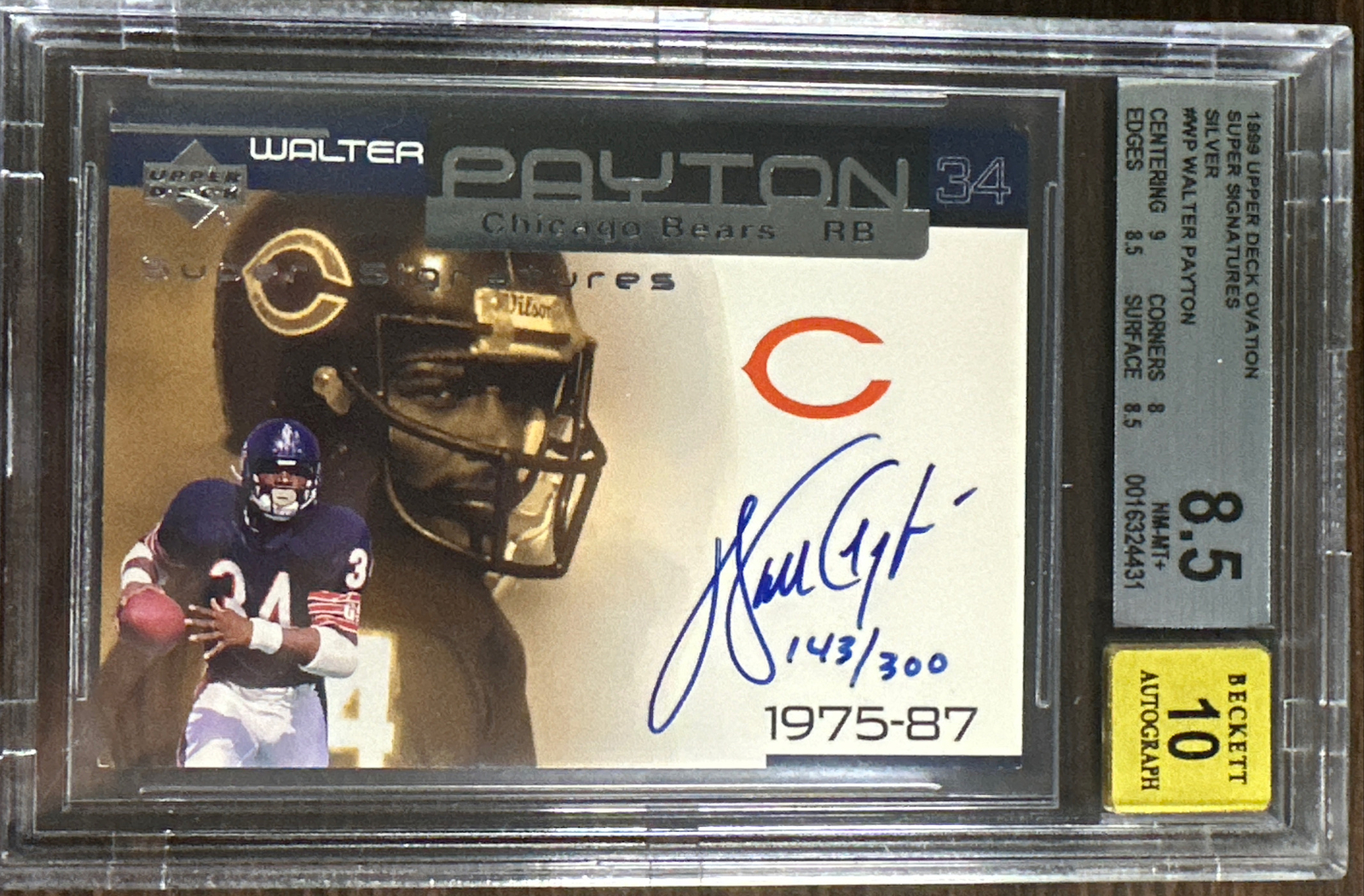 Walter Payton Autographed Memorabilia | Signed Photo, Jersey ...