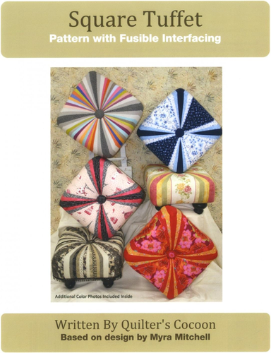 Square Tuffet Pattern with Fusible Interfacing | eBay