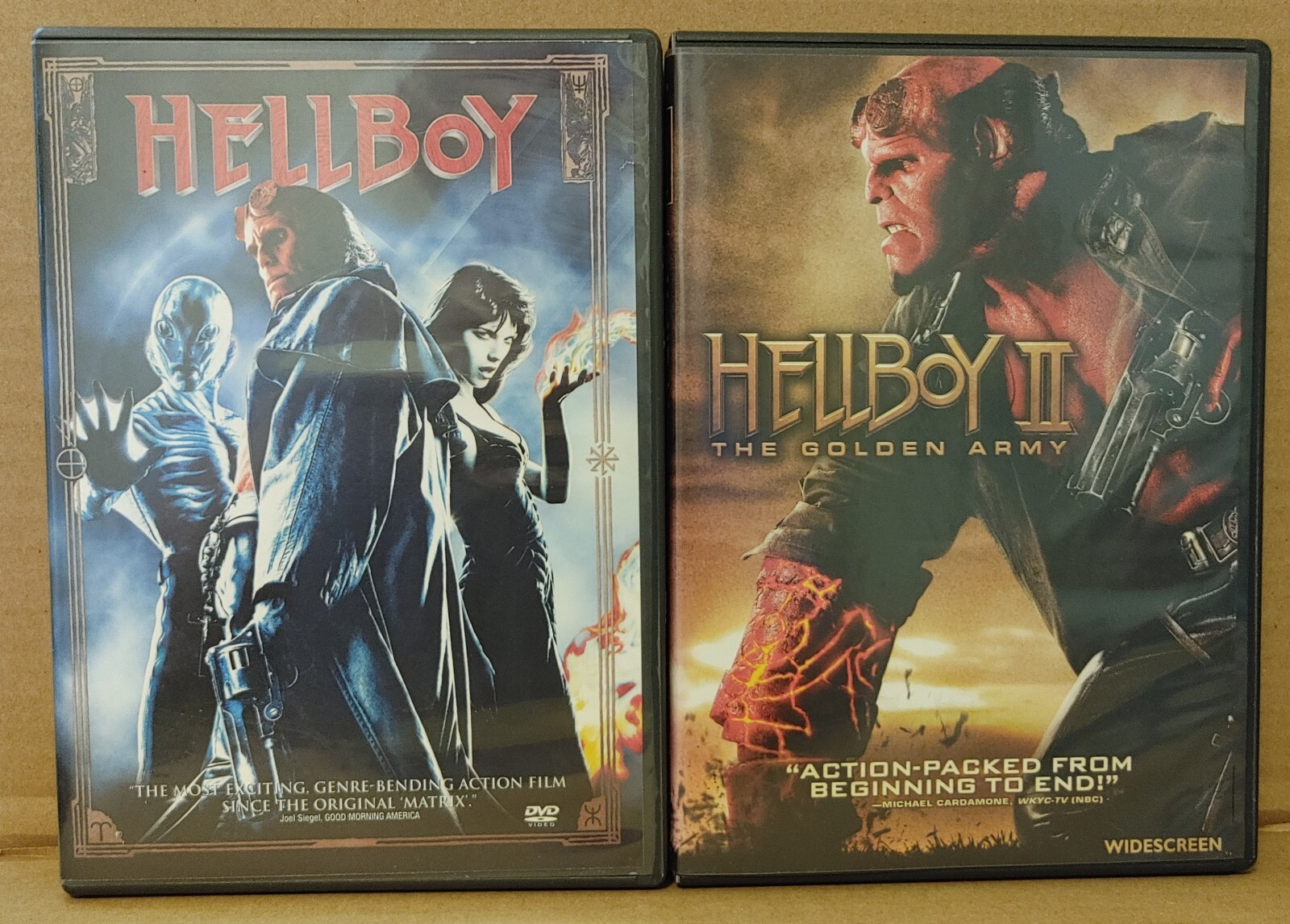 Hellboy & Hellboy 2 The Golden Army - DVD | eBay