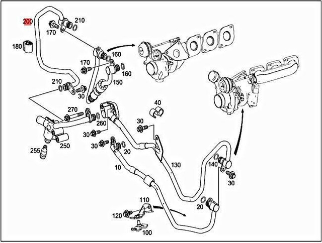 Genuine Mercedes-Benz Cooler Line 2782001851 OEM for sale online | eBay
