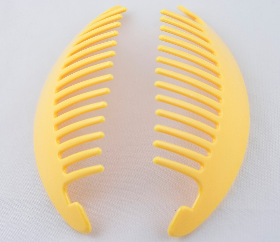 1 Set Extra Large Jumbo Banana Hair Comb Clip Interlocking Vintage Claw ...