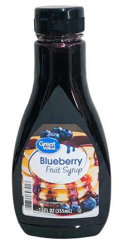 Great Value Blueberry Fruit Pancake Syrup 12 oz 78742308913| eBay