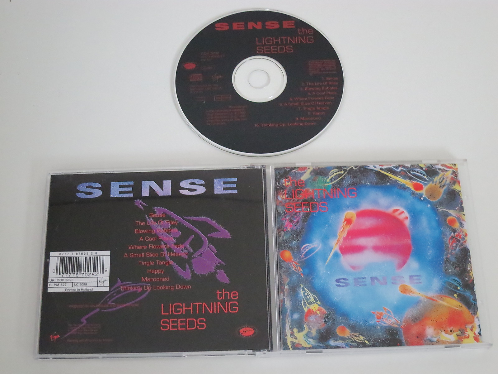 The Lightning Seeds / Sense (Virgin CDV 2690 +0777 7 87025 2 8)CD Album ...